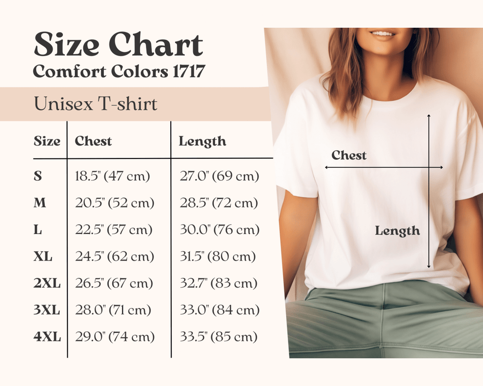 Blank Comfort Colors 1717 Women’s T-Shirt (Multiple Colors) – VividEditions