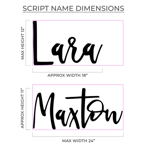 BLACK ACRYLIC BOYS NAME SIGN, CUSTOM ACRYLIC WALL PLAQUES - VividEditions