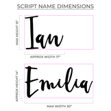 Black Backdrop Name Sign for Boys Bar Mitzvah, Birthday, Baby Shower ...