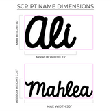 Rose Gold Mirror Name Sign for Backdrop - Hedgewall Boxwood Flowerwalls ...