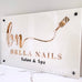 Round 3D Acrylic Business Sign - Beauty Bar, Hair Salon, Salon Suites ...