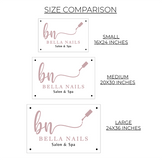 Round 3D Acrylic Business Sign - Beauty Bar, Hair Salon, Salon Suites ...