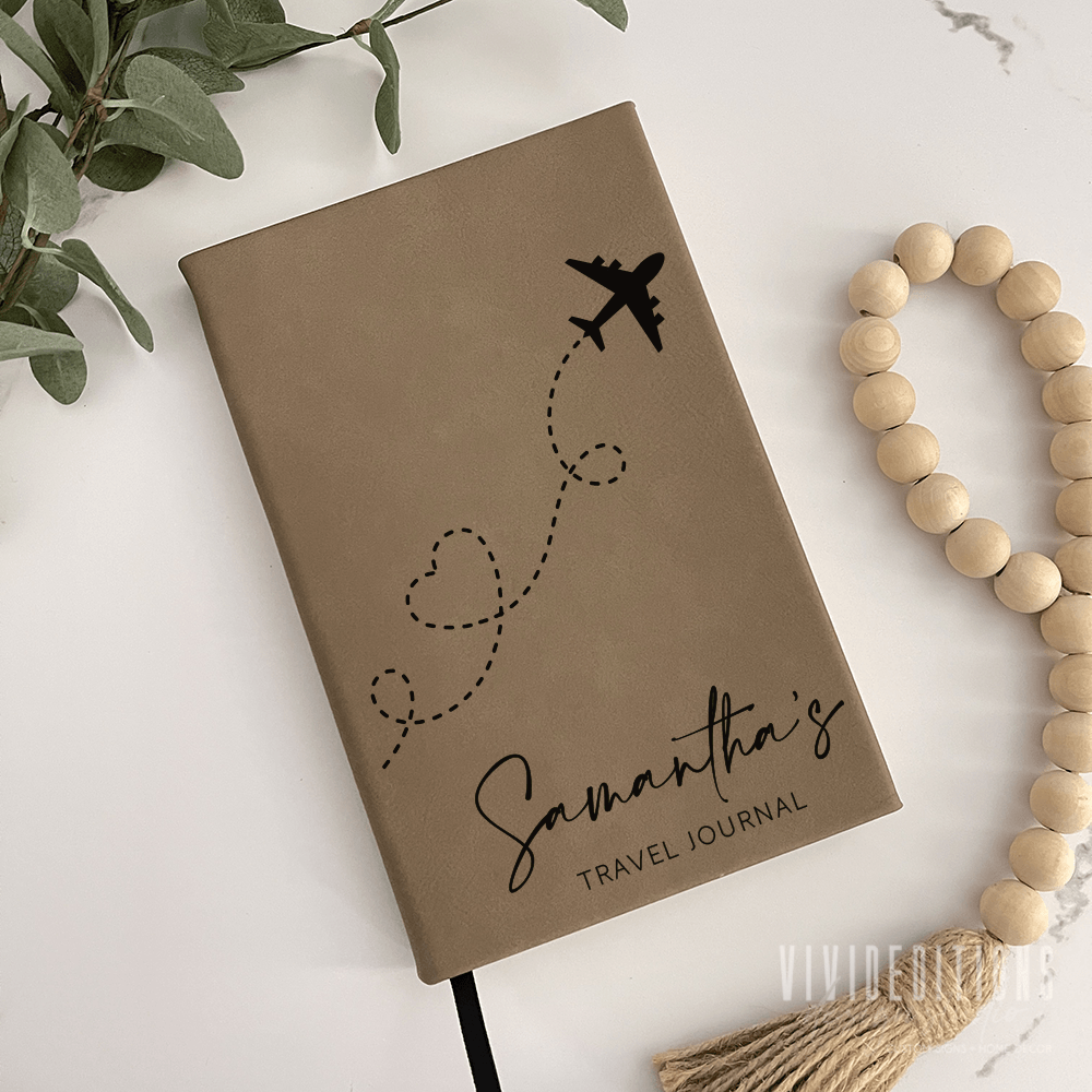 Personalized Engraved Leather Journal (11 designs) – VividEditions
